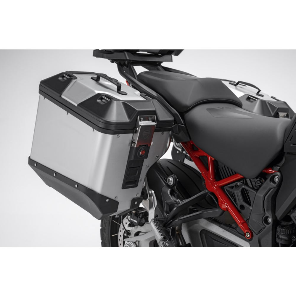 Ducati Aluminium Side Panniers for Multistrada | Bob’s Motorcycle’s ...
