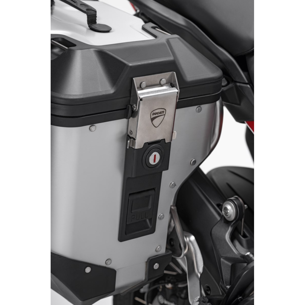 Ducati Aluminium Side Panniers for Multistrada | Bob’s Motorcycle’s ...