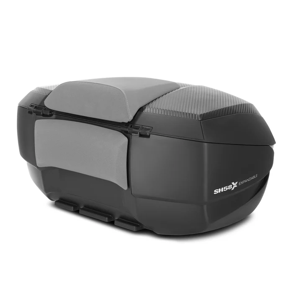 SHAD SH58X Expandable Top Case (Carbon Fiber) | Bob’s Motorcycle’s ...