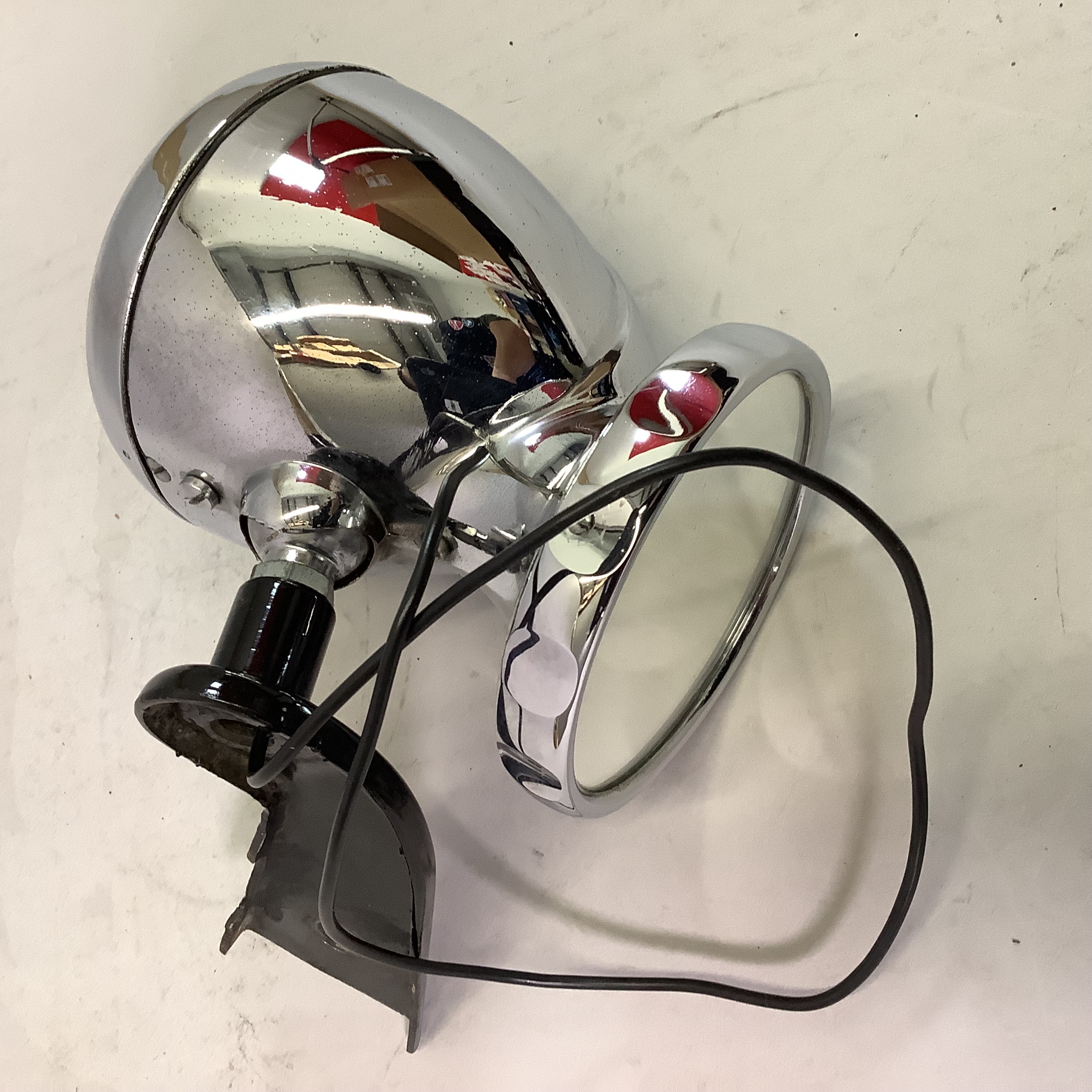 Hella Mirror Search Light All Original Condition with Original Mount ...