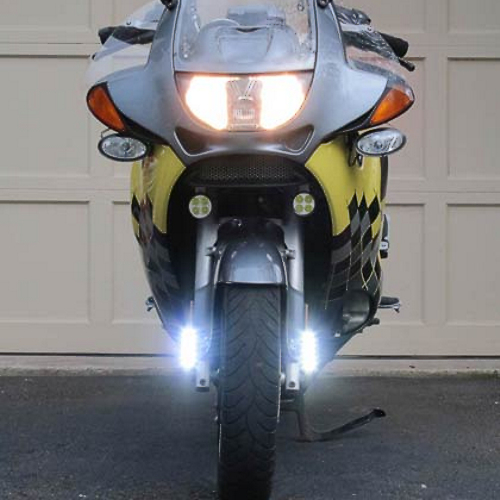 Photon Blaster LED Front Visibility System | Bob’s Motorcycle’s ...