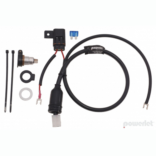 Powerlet Socket Kit - Panel Type, 36" | Bob’s Motorcycle’s – Jessup, MD