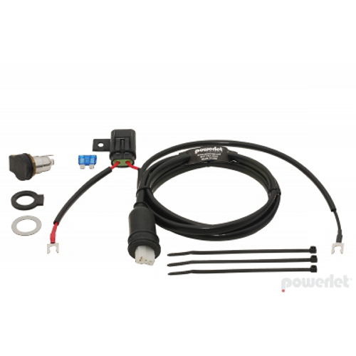 Powerlet Socket Kit - Panel Type, 48" | Bob’s Motorcycle’s – Jessup, MD