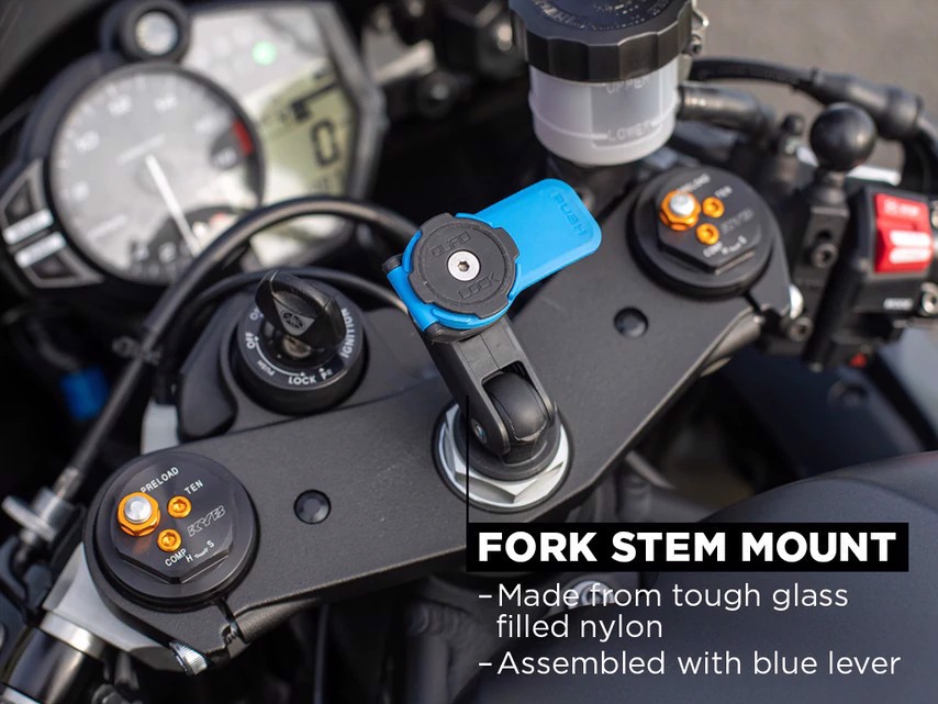 Quad Lock Fork Stem Motorcycle Mounts | Bob’s Motorcycle’s – Jessup, MD