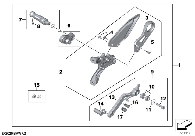 M Rider Footrest System | Bob’s Motorcycle’s – Jessup, MD