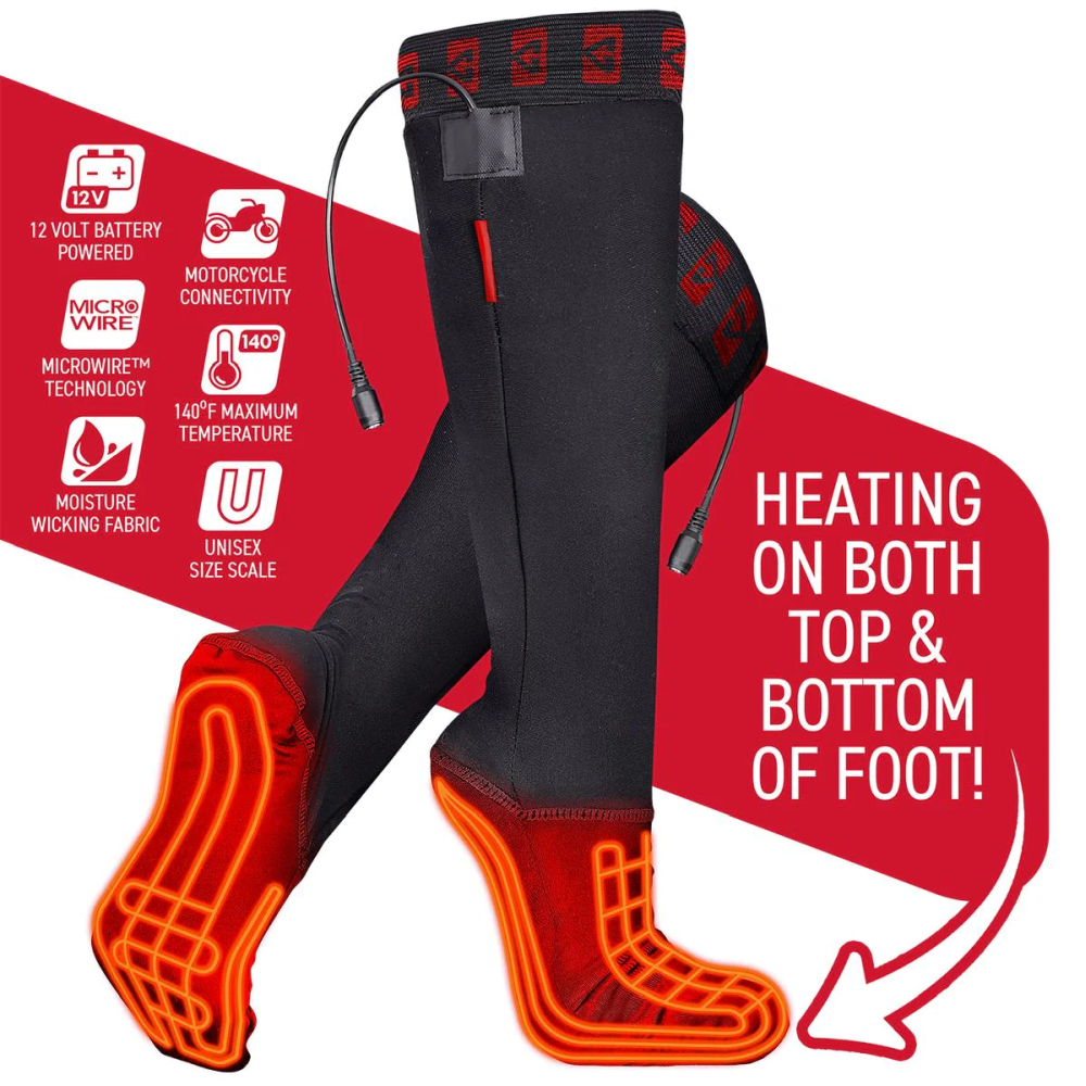 Gerbing 12V Heated Sock Liners | Bob’s Motorcycle’s – Jessup, MD
